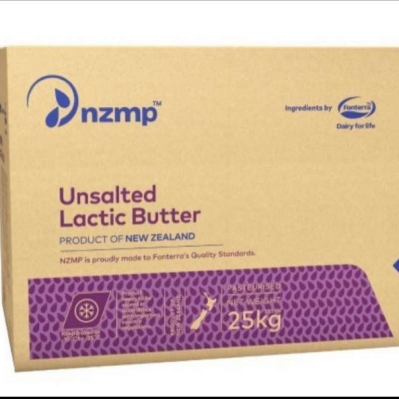 Promo Nzmp Butter Unsalted Lactic 500grm Kiloan Diskon 23% Di Seller ...