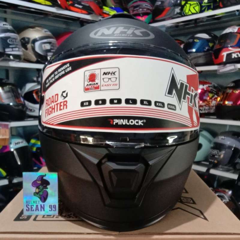 Jual Helm Nhk Mark 1 Single Visor Solid All Warna Full Face Original ...