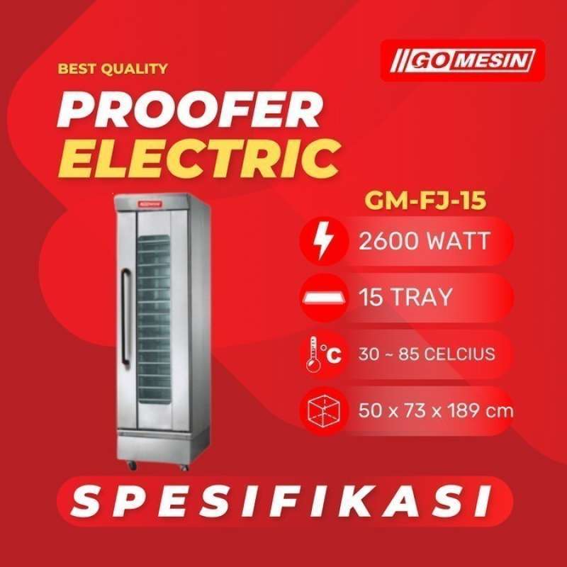 Promo Diskon Getra Fj-15c Proofer Roti Listrik 15 Tray Mesin Proofer ...