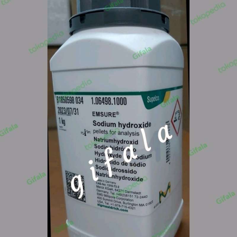 Promo Natrium Hidroksida / Naoh Merck 1 Kg Diskon 23% Di Seller Leomord ...