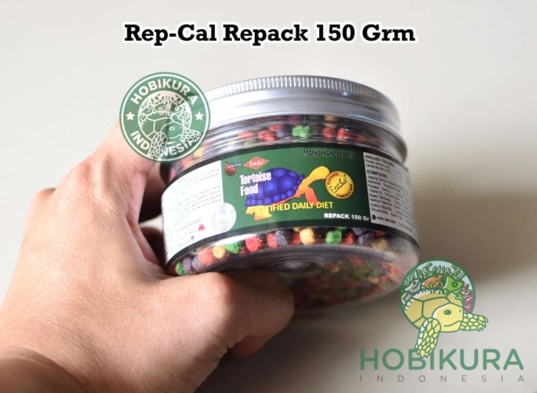 Promo Repcal Tortoise Food Repack 150 Grm / Pelet Kura / Makanan Kura ...