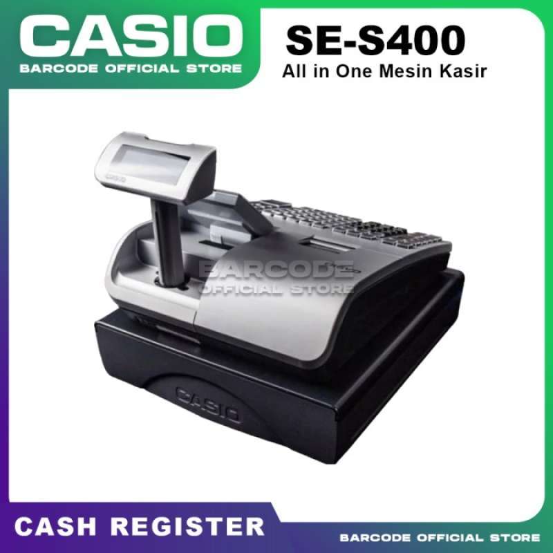 Promo Sale Cash Register Casio Se-s400 - Mesin Kasir Casio Se-s400 - Cm ...