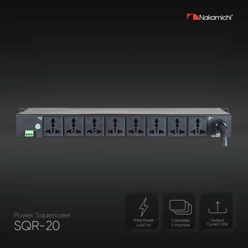 Promo Nakamichi Sqr 20 Sqr20 Intelligent Power Supply Sequencer Diskon ...