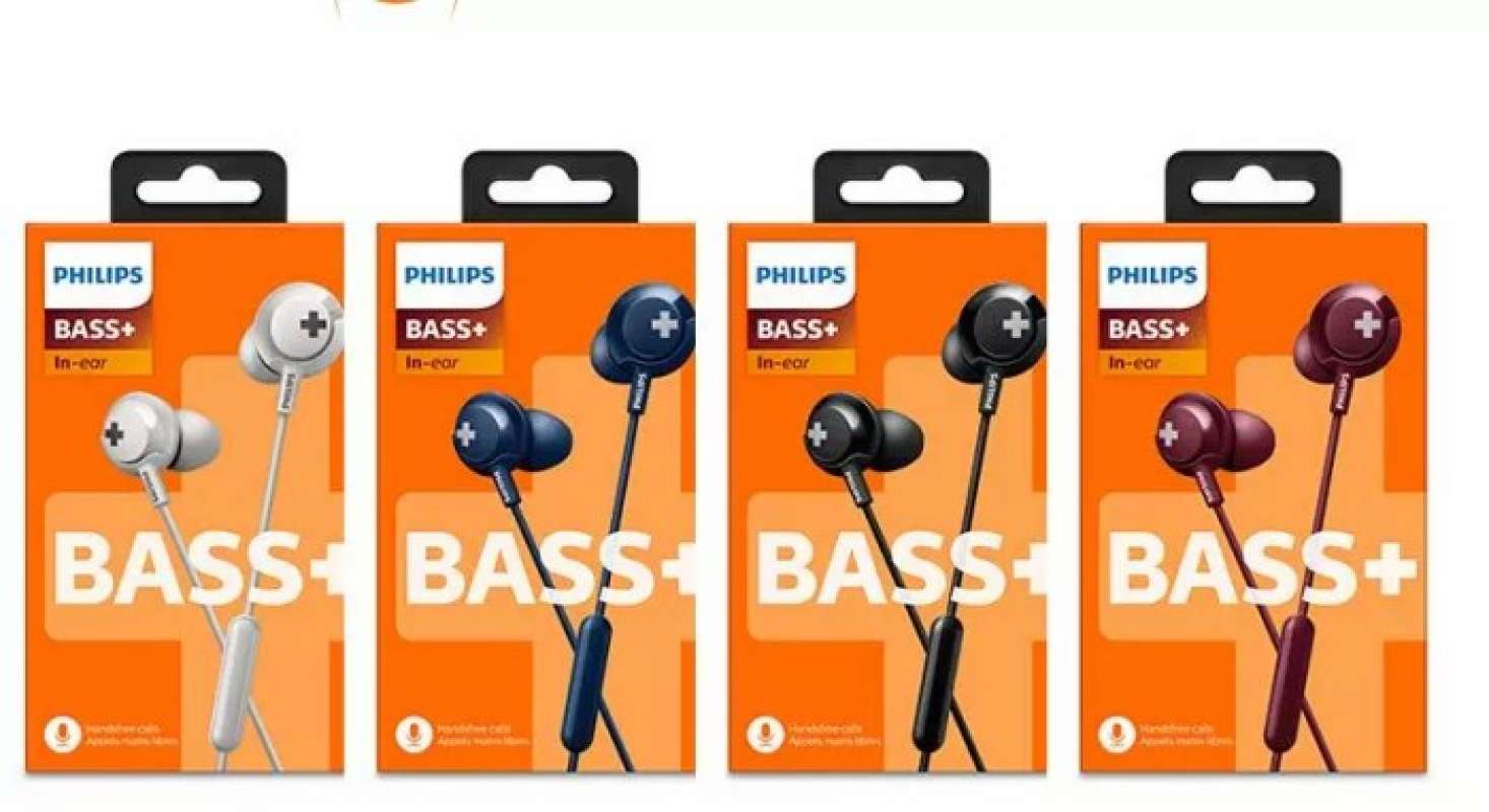 Promo Philips She 4305 Bass+ Headphones With Mic Diskon 23% Di Seller ...