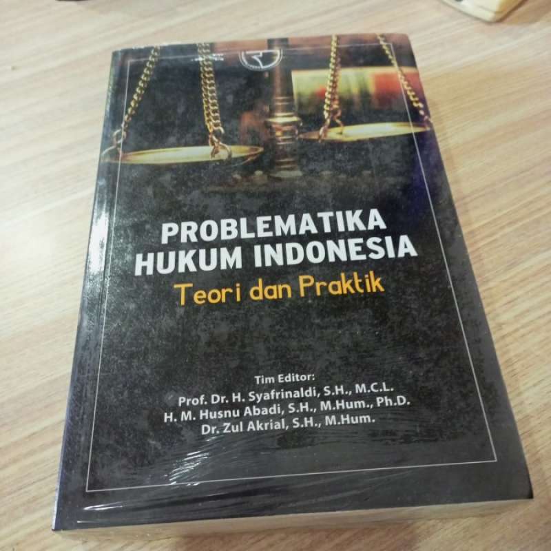 Promo Buku Problematika Hukum Indonesia Teori Dan Praktik Prof ...