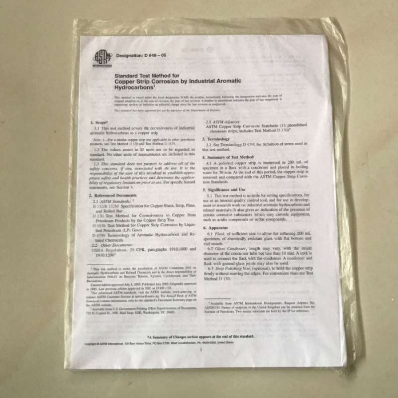 Promo Astm D849 05 Standard Test Method For Copper Strip Corrosion
