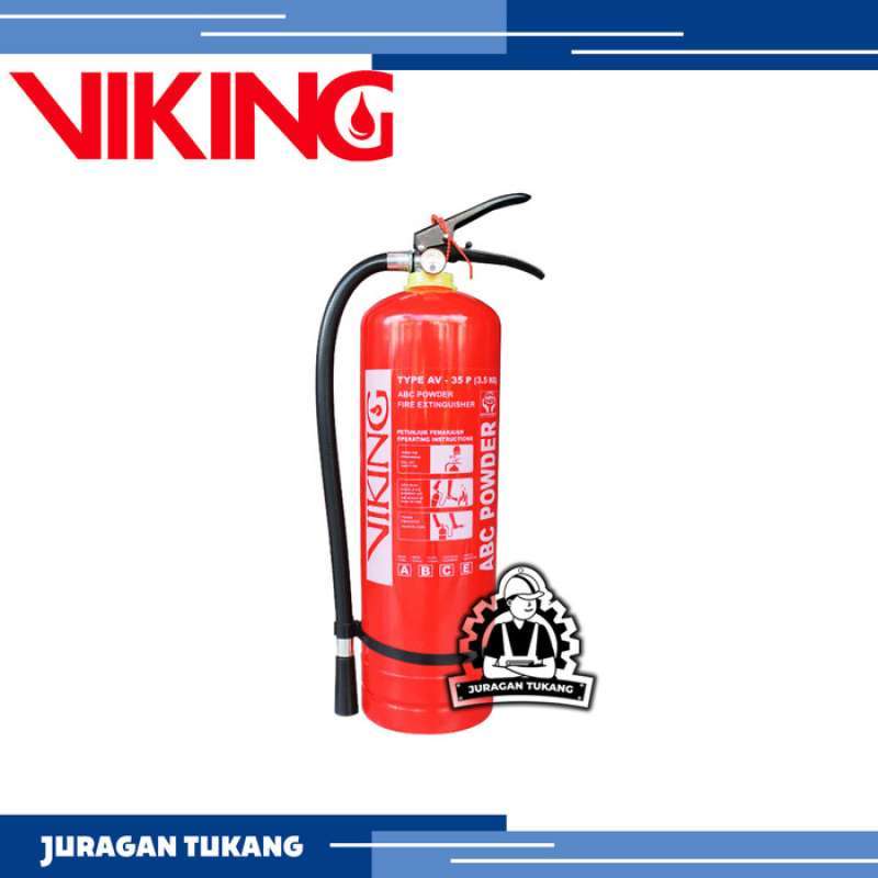 Jual Apar Racun Api Pemadam Api 3.5kg Chemical Powder Abc Viking Av-35p ...