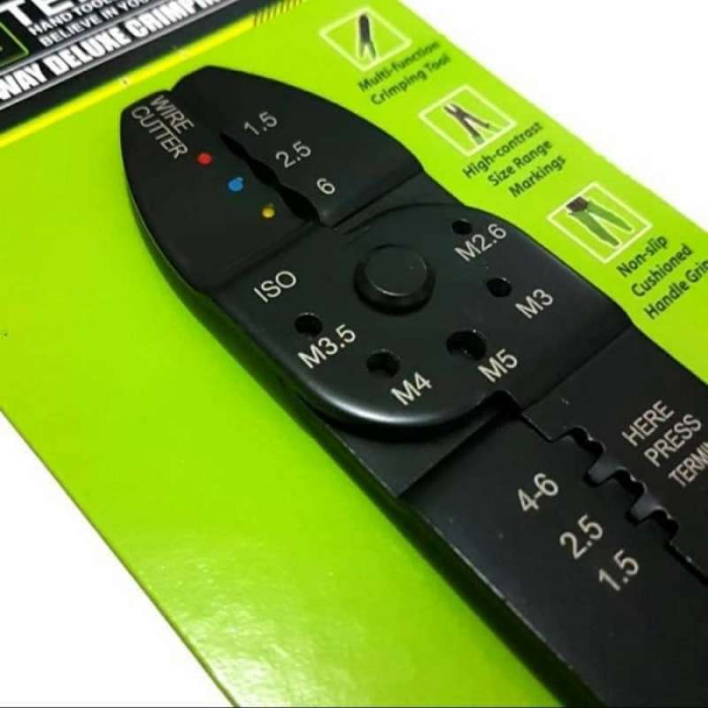 Jual Tang Krimping Press Skun Sekun Kupas Potong Kabel Crimping 9 ...