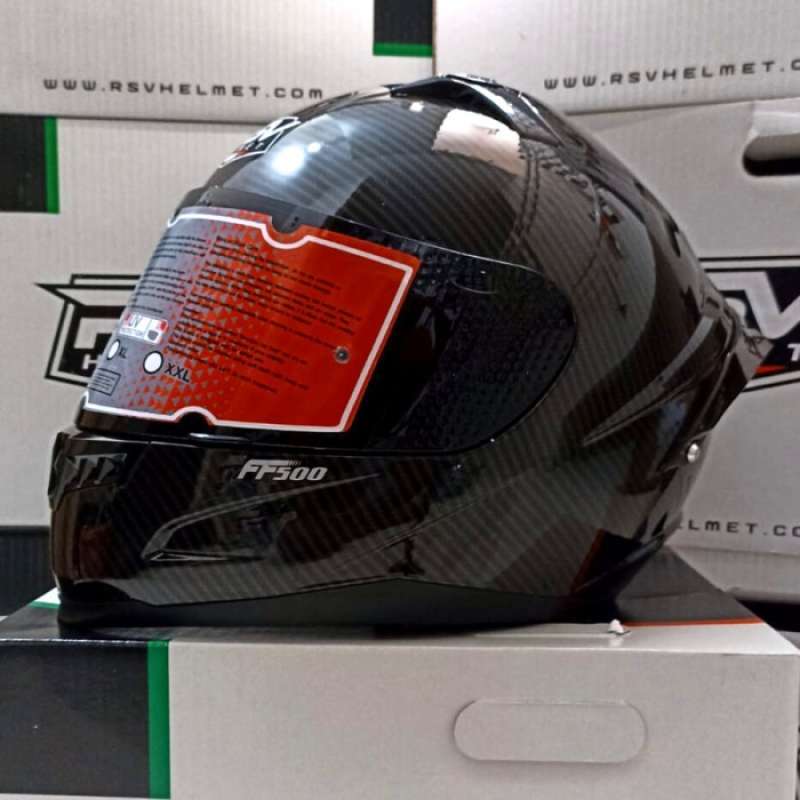 Jual Helm Full Face - Rsv Ff500 Carbon Glossy - Paket Ganteng - Rsv ...
