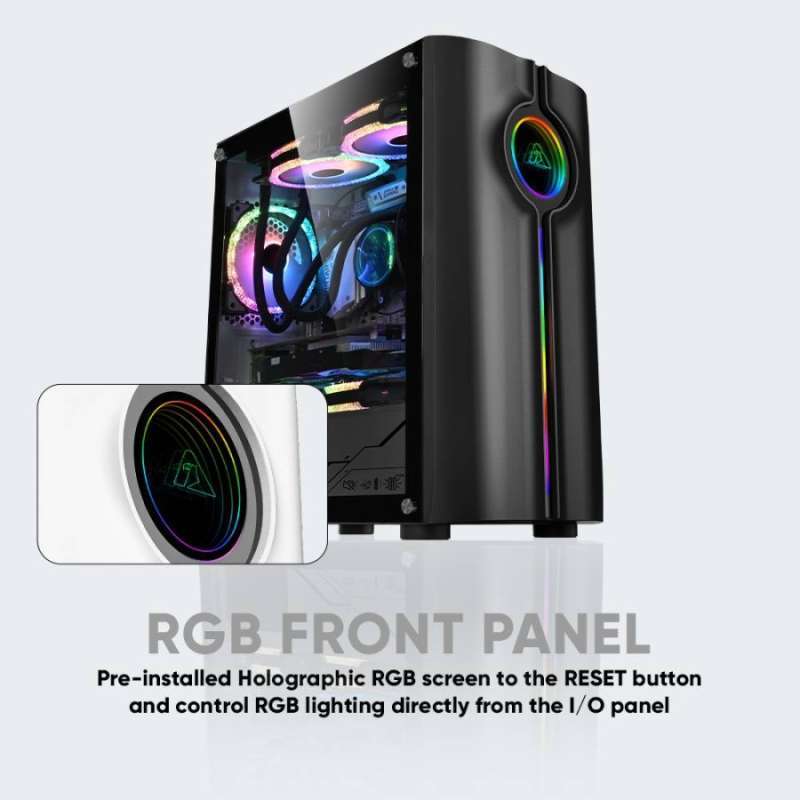Jual Pc Case Gaming Powerlogic Armaggeddon Tron Holo 3 M-atx Di Seller ...