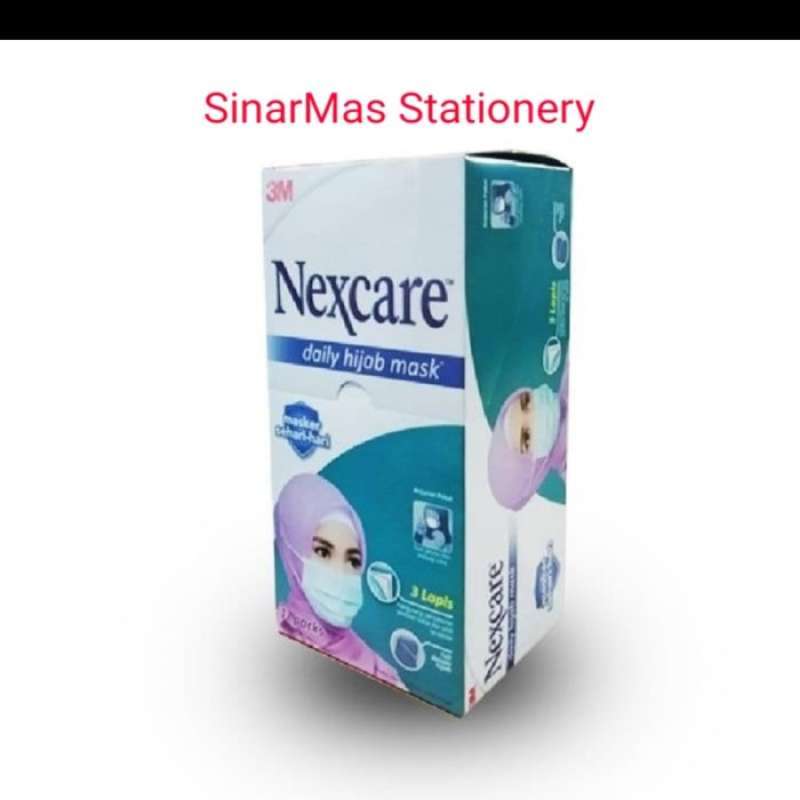 Jual Masker 3m Nexcare Hijab - Masker Edisi Hijab 3 Lapis 12 Pack / 36 ...