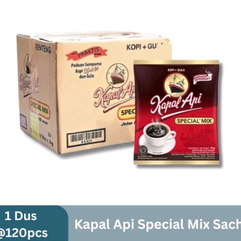 Jual Kopi Kapal Api Special Mix 1 Dus Isi 120s Di Seller Bimahappyshop - Menteng, Kota Jakarta ...