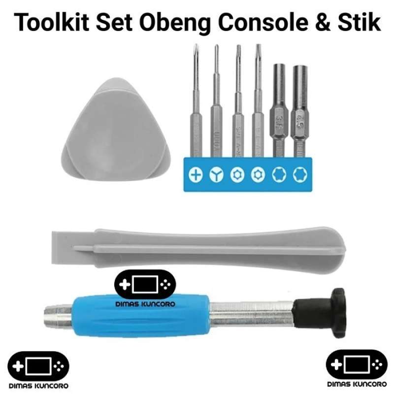 Jual Toolkit Set Obeng Console Stik Nintendo Switch Joycon Y Triwing V1 ...