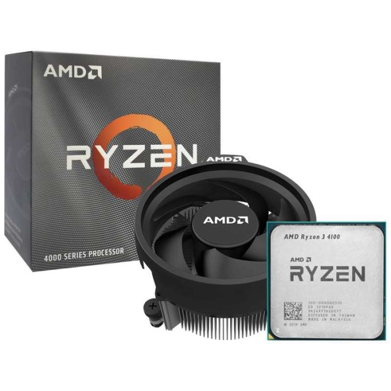 Jual Amd Ryzen 3 4100 3.8ghz Up To 4.0ghz Cache 4mb 65w Am4 [box] - 4 ...