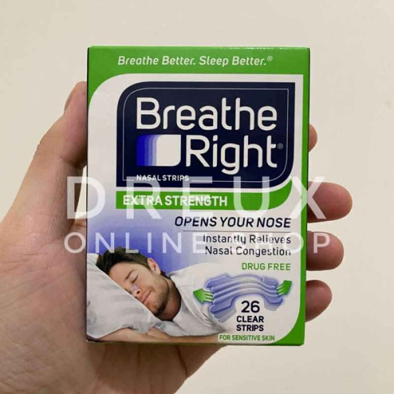 Promo [import] Breathe Right Nasal Strips Extra Strength 26 Clear ...