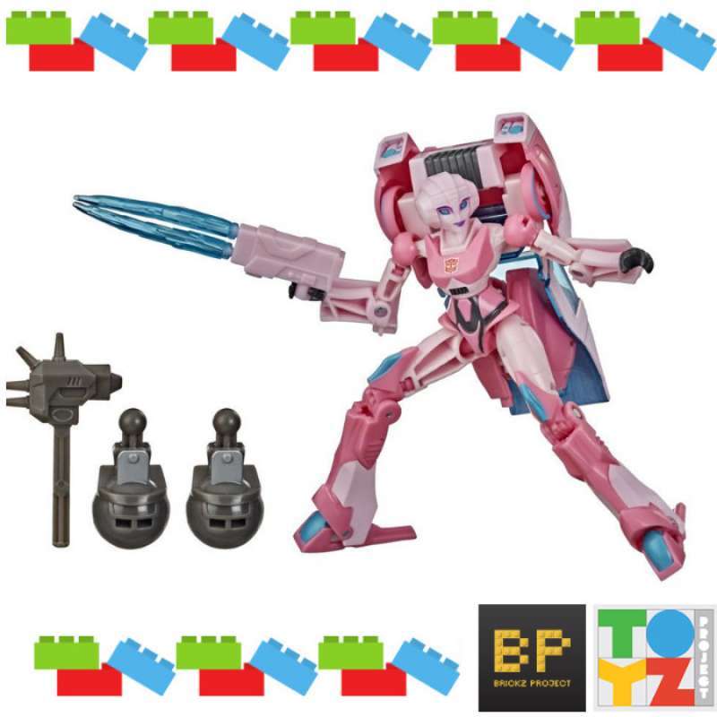 Promo Transformers Cyberverse Deluxe Class Arcee Figure With Baf Macca ...
