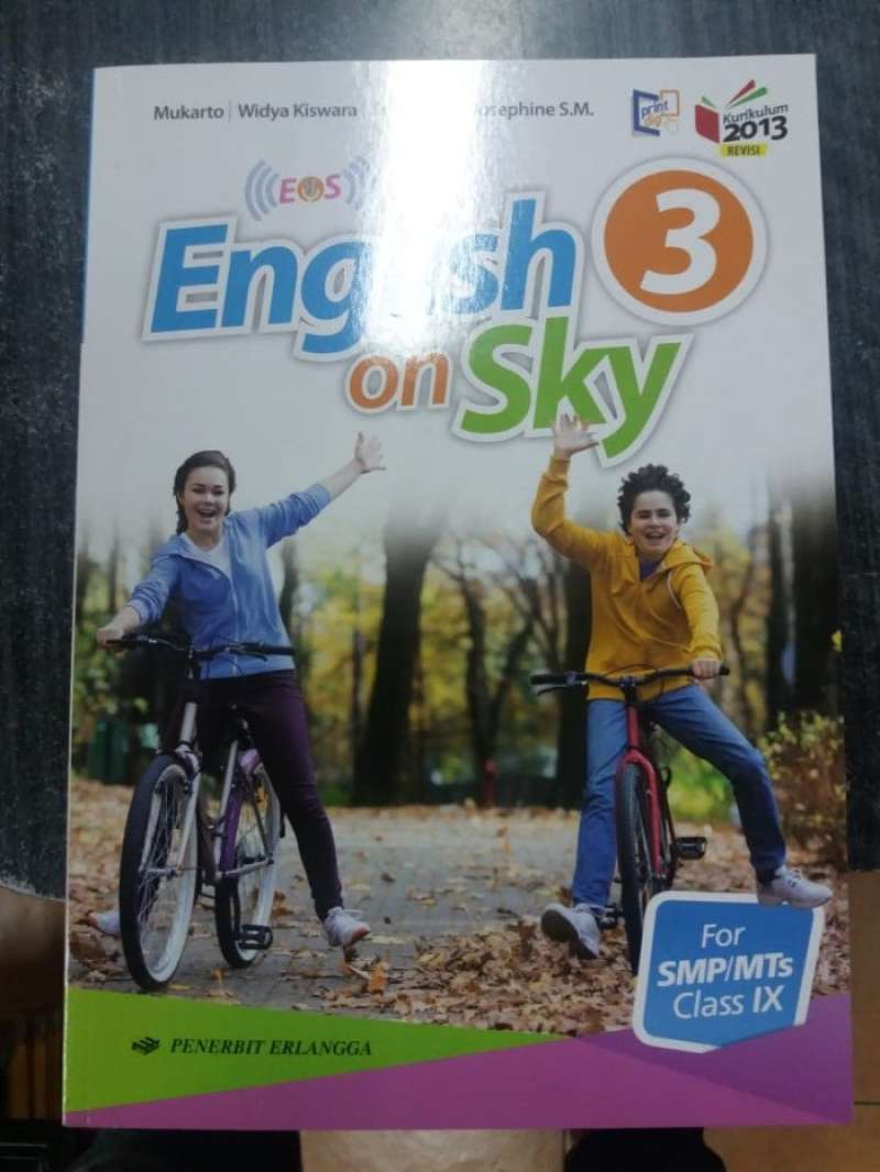 Promo English On Sky 3 For Smp/mts Class Ix ( K13n ) Erlangga Diskon 23 ...