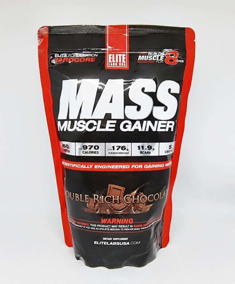 Promo Elite Labs Mass Muscle Gainer 2 Lbs Kingmass 2lbs 2lb 20 Lb 20lbs ...