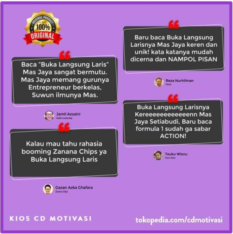 Jual Buku Buka Langsung Laris Original Jaya Setiabudi Di Seller Rumix ... Jual Buku Buka Langsung Laris Original Jaya Setiabudi Di Seller Rumix ...