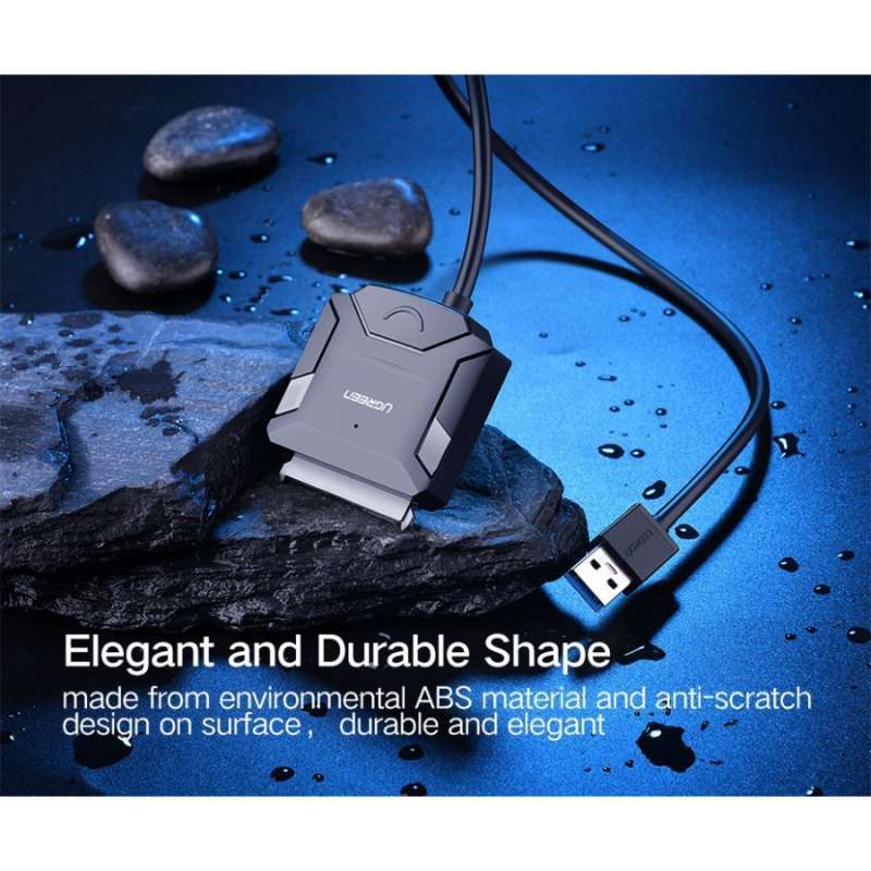 Promo Ugreen Kabel Sata To USB 3.0 Hard Drive Converter Hdd Ssd 2.5 ...