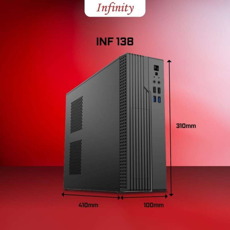 Jual Casing Pc Infinity Inf138 Inf-138 Inf 138 M-itx Mid Slim Chassis ...
