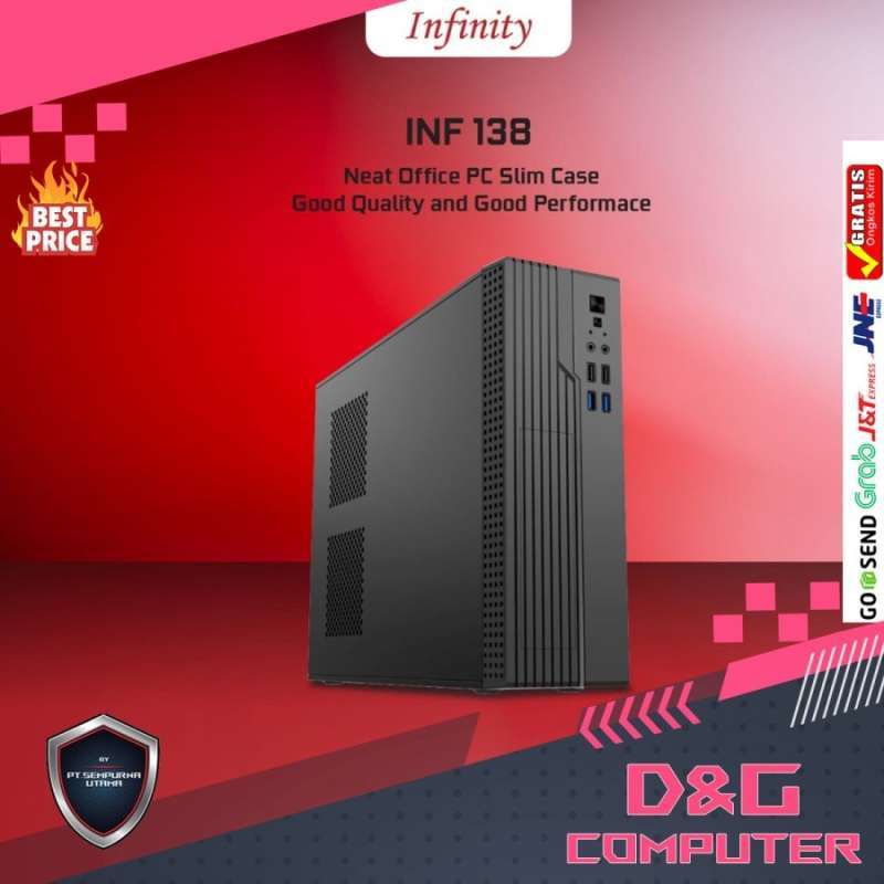 Jual Casing Pc Infinity Inf138 Inf-138 Inf 138 M-itx Mid Slim Chassis ...