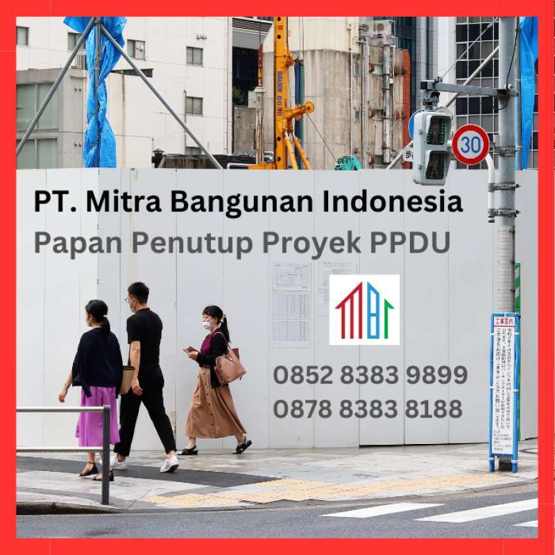 Jual Papan Pagar Ppdu Penutup Proyek Hoarding Board Pt. Mitra Bangunan ...