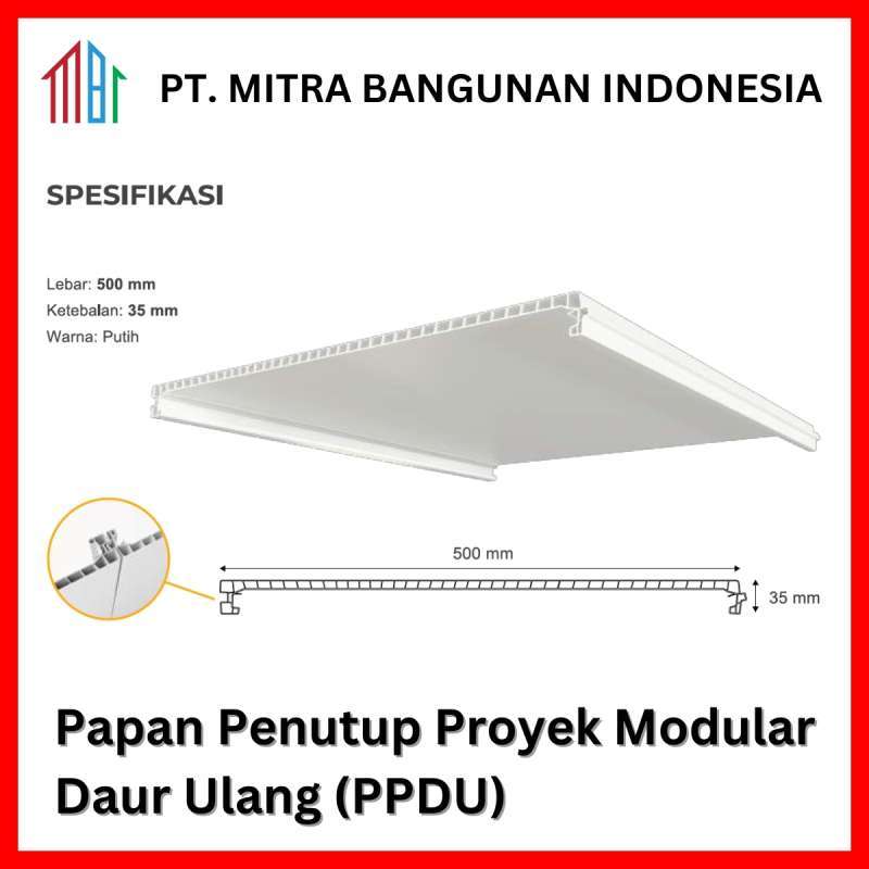 Jual Papan Pagar Ppdu Penutup Proyek Hoarding Board Pt. Mitra Bangunan ...