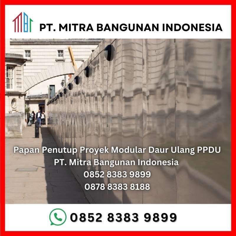 Jual Papan Pagar Ppdu Penutup Proyek Hoarding Board Pt. Mitra Bangunan ...