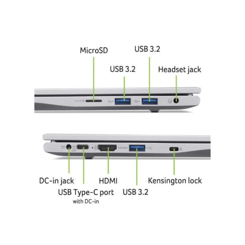Jual Acer Al14-32p-c1es Intel Cel N150/8gb Ddr5/512gb Ssd/win 11/14 ...