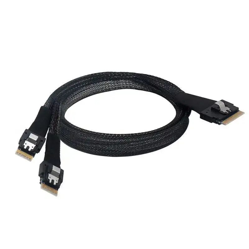 Jual Slimsas Sff-8654 8i To 2x Slimsas Sff-8654 4i | Raid Cable 80cm ...
