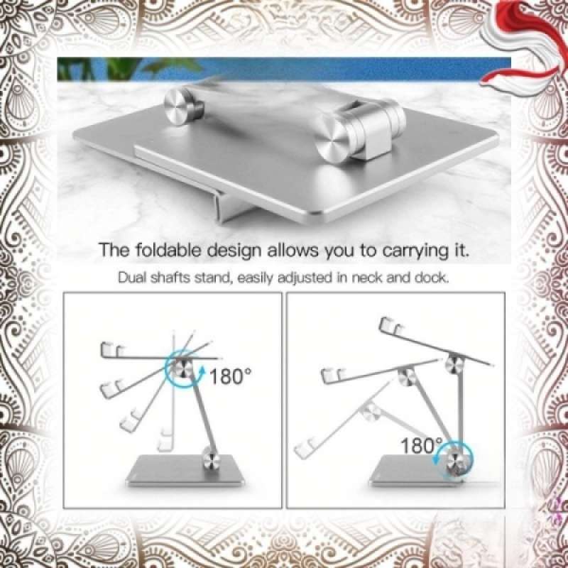 Promo Stand Holder Mobil Tablet Pos Cashier Stainless Steel Dock Hp Tab ...