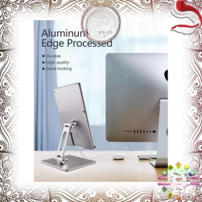 Promo Stand Holder Mobil Tablet Pos Cashier Stainless Steel Dock Hp Tab ...