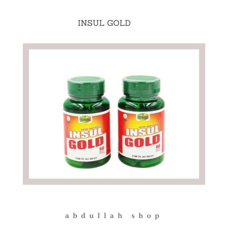 Promo Kapsul Ekstrak Daun Insulin Obat Herbal Insul Gold InsulGold ...