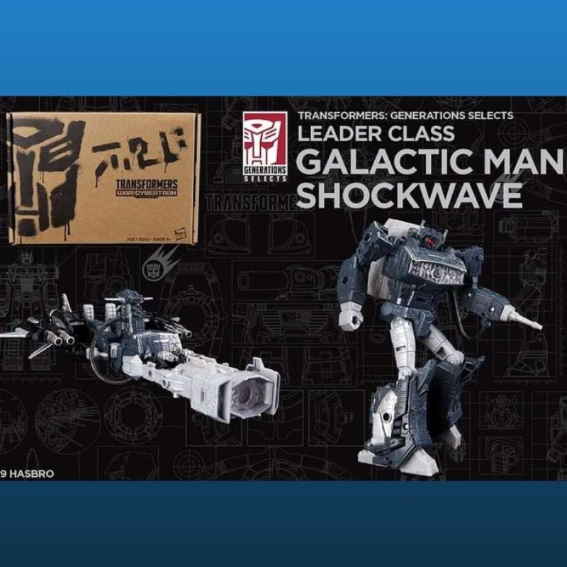 Promo HASBRO TRANSFORMERS GENERATIONS SELECTS GALACTIC MAN SHOCKWAVE ...