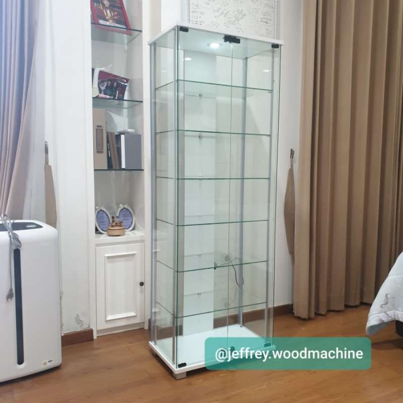 Jual Lemari Rak Kaca Action Figure Pajangan Pajang 60 Cm 2 Pintu ...