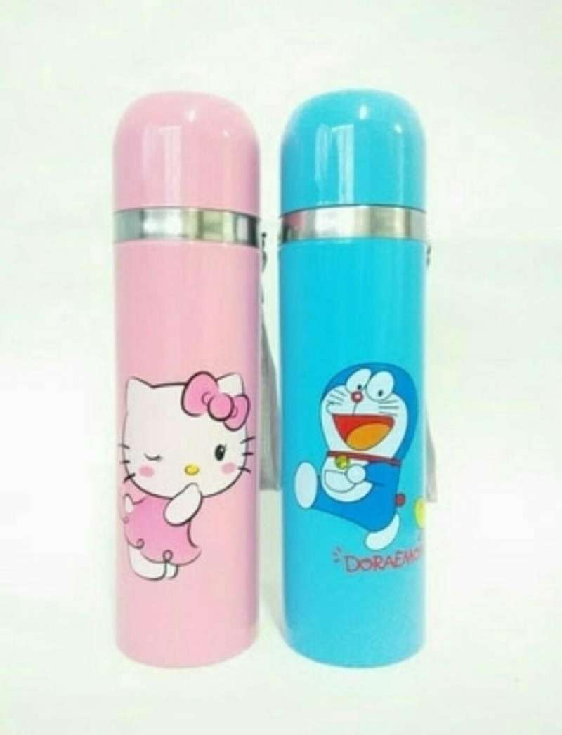 Jual Thermos Hello Kitty/ Termos Doraemon/ Termos Karakter 500ml cool ...