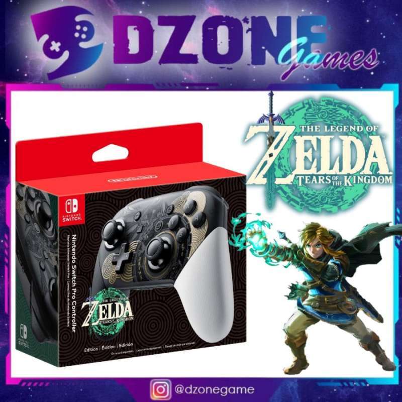 Jual Switch Pro Controller The Legend of Zelda Tears of the Kingdom ...