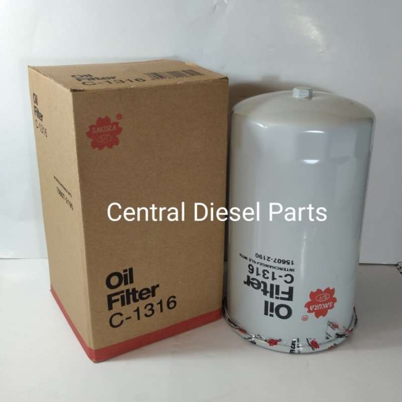 Promo Filter Oli /Oli Filter Hino Lohan Fm260 C-1316 C1316 15607-2190 Sakura Diskon 33% di ...