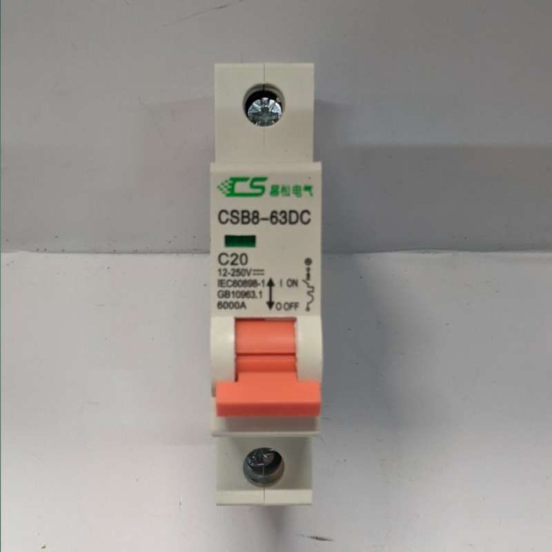 Promo Mcb Dc 1P 20A / Dc Mini Circuit Breaker 20A 1 Pole / Solar Panel ...