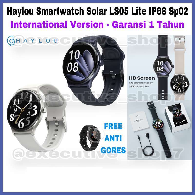 Haylou Smartwatch Solar Lite - 🔥 Harga & Spesifikasi Terbaru Juni 2026