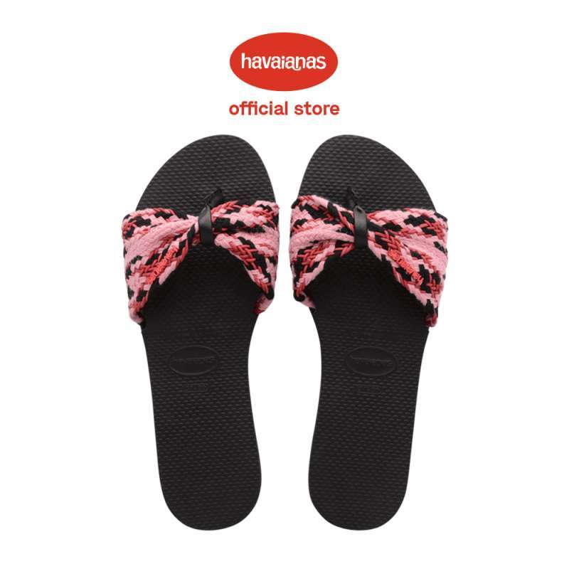 Promo Havaianas 0090 You St Tropez Mesh - Black - Sandal Wanita Diskon ...