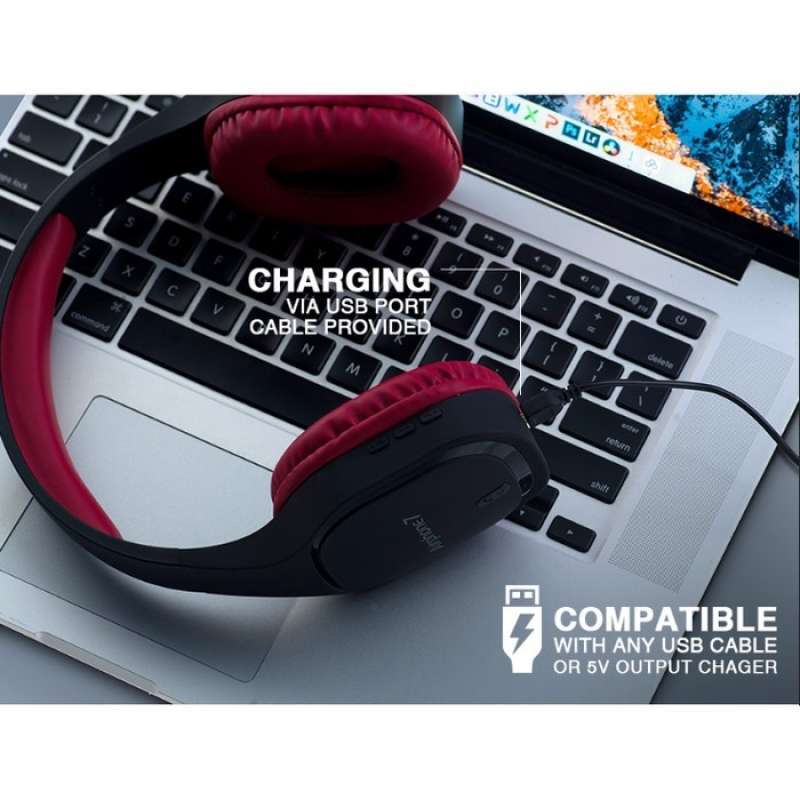 Promo SONICGEAR AIRPHONE 7 WIRELESS BLUETOOTH HEADPHONE Diskon 7% di ...