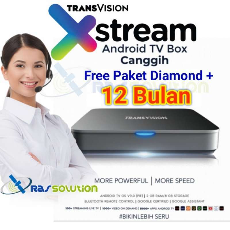 Promo Stb Android Transvision Xstream Diskon 33% di Seller D DAY GAGE ...