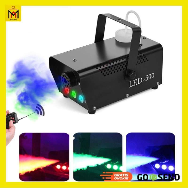 Jual Mesin Fogger Panggung Efek Asap Smoke Machine Led Rgb With Remote ...