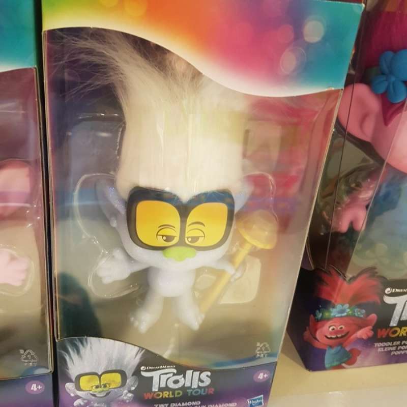 Promo Figure Trolls original Guy Diamond Tiny diamond Dreamworks Diskon ...