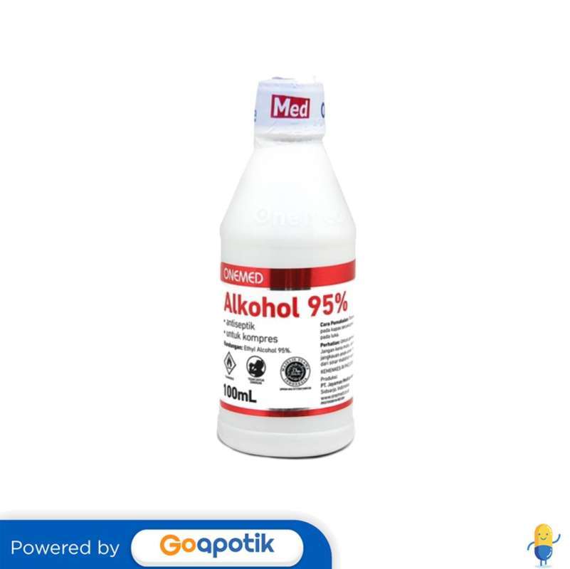 Jual Onemed Alkohol 95% 100 Ml Botol Di Seller Apotek Ghauri Anindia ...