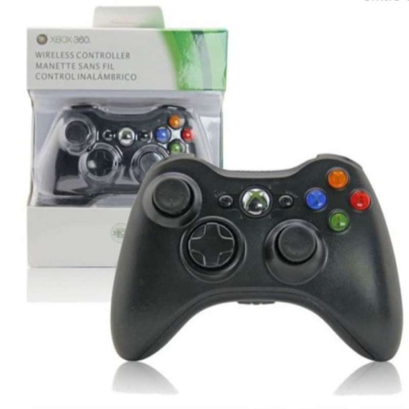 Promo Stick Xbox 360 Pc Original Wireless Hitam Controller Gamepad ...