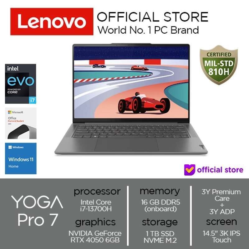 Jual Lenovo Yoga Pro 7 14irh8 5yid Intel Core I7 13700h 16gb 1tb Ssd Nvidia Geforce Rtx 4050
