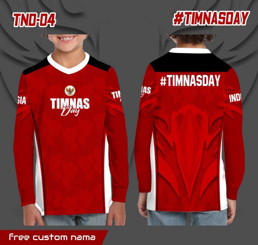 Promo Jersey anak sepak bola Indonesia TIMNAS DAY 2023 Part 2 Lengan ...